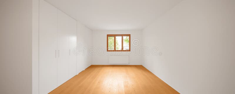 Interior of Modern Apartment, Empty Room Stock Image - Image of ambient ...