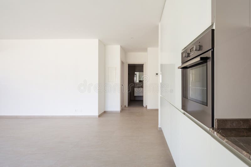 Interior of Modern Apartment, Nobody Inside, Empty Space Stock Image ...