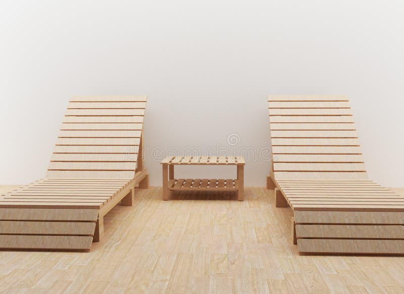 Rest at the sea. 3d render stock illustration. Illustration of journey ...