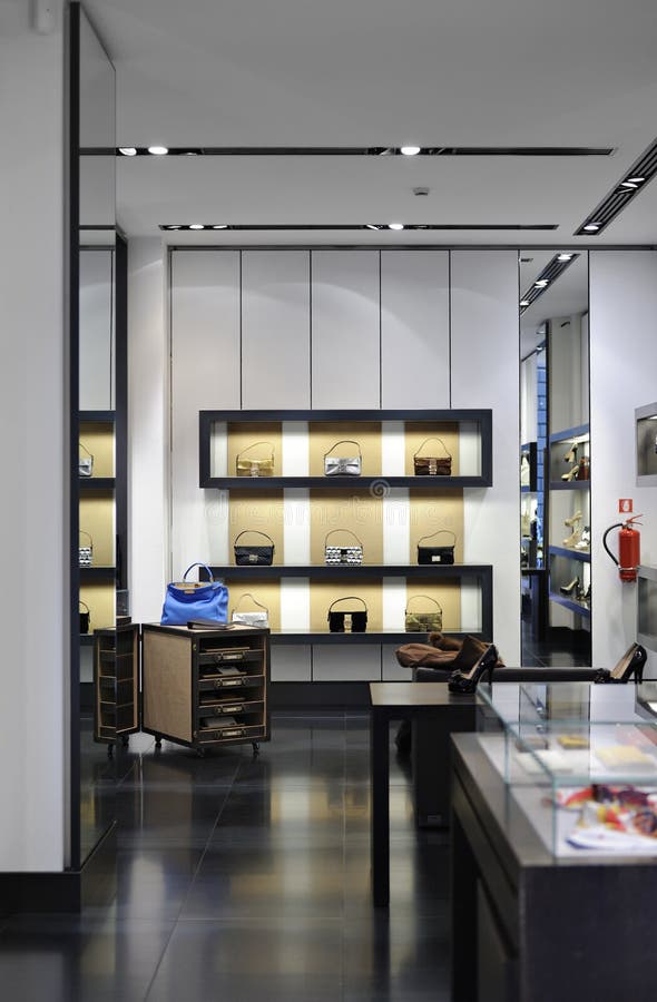 Interior of a Modern Boutique Store Stock Photo - Image of luxury ...