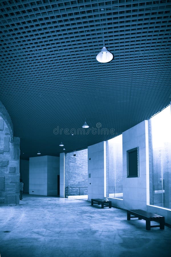Interior of Modern Building Stock Photo - Image of building, city: 14370152