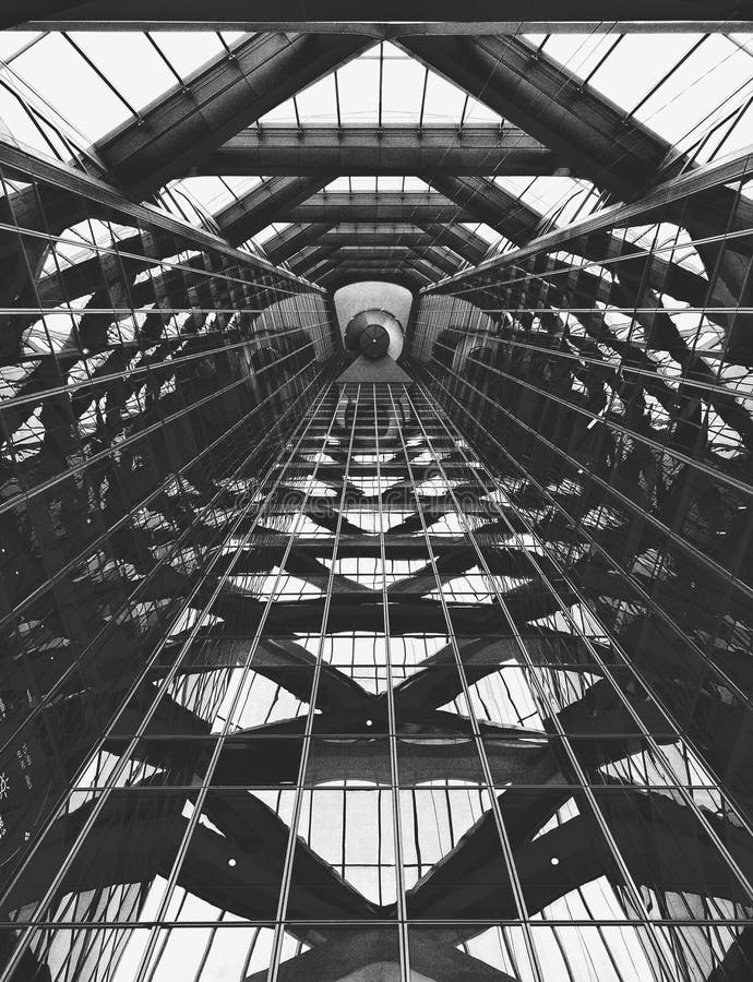 Interior of a Modern Building Office, Structure Stock Image - Image of ...