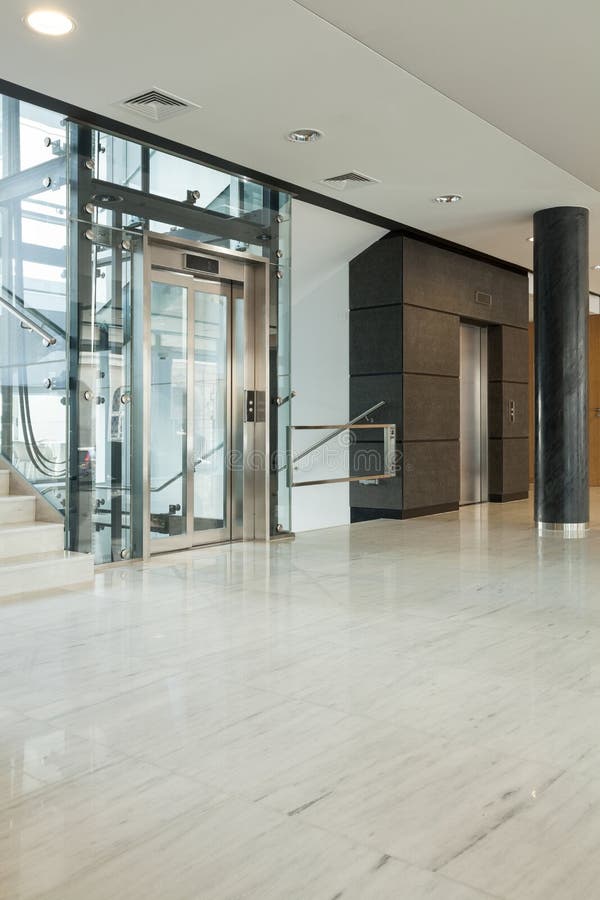 Interior of Modern Business Building Stock Image - Image of ...