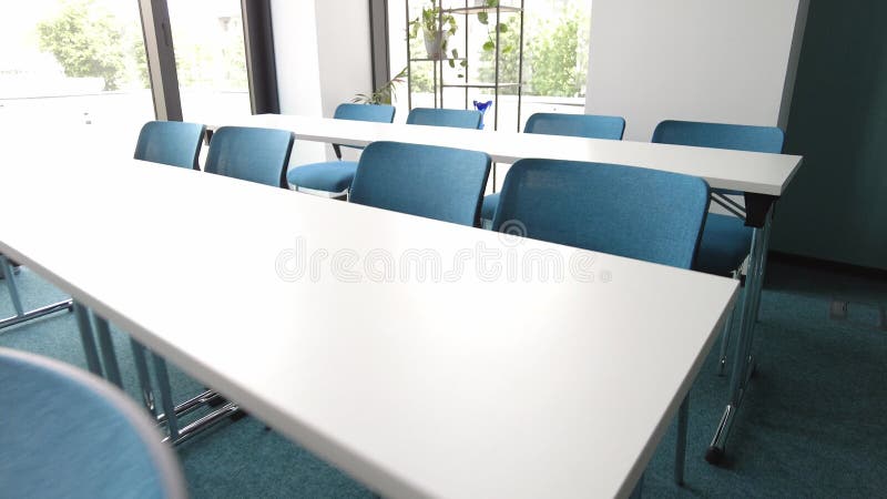 Interior of Modern Conference Room. Modern College Study Room Stock ...