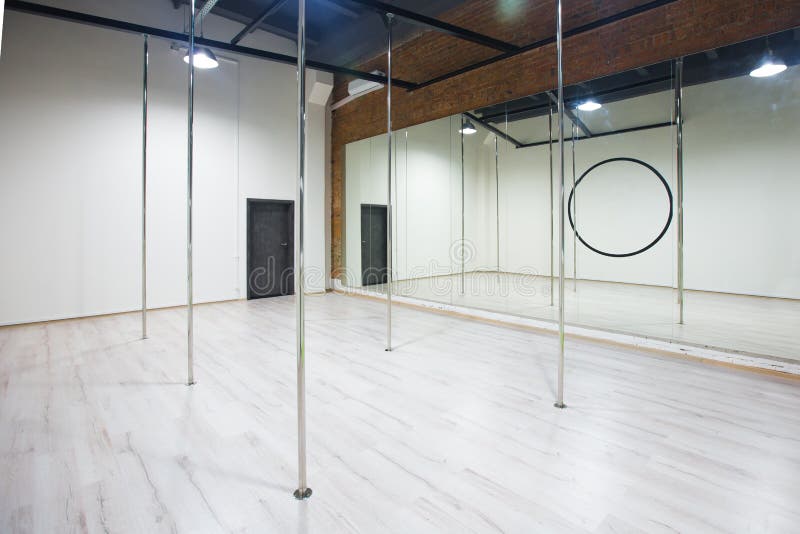 Empty Dance Studio Background