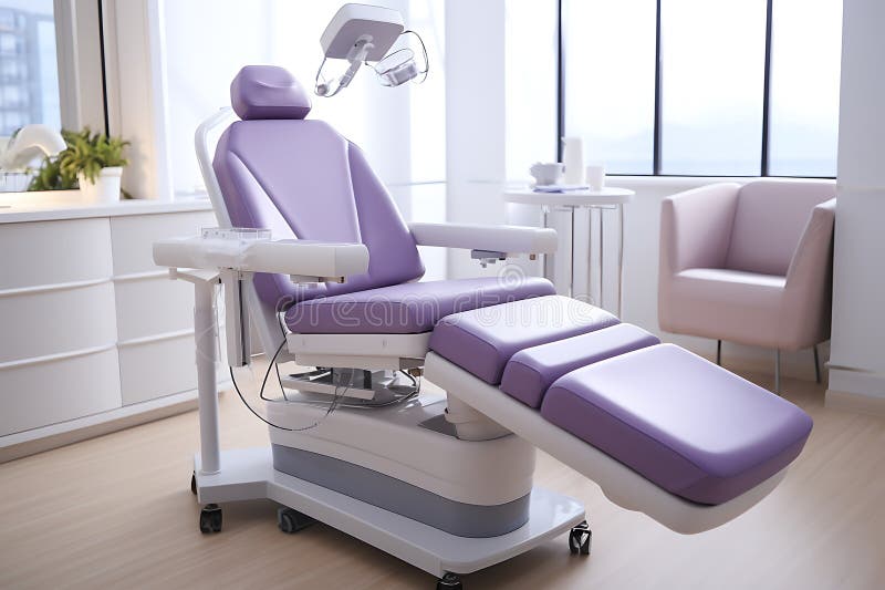 Interior of a Modern Dental Clinic. Dental Chair Stock Illustration ...
