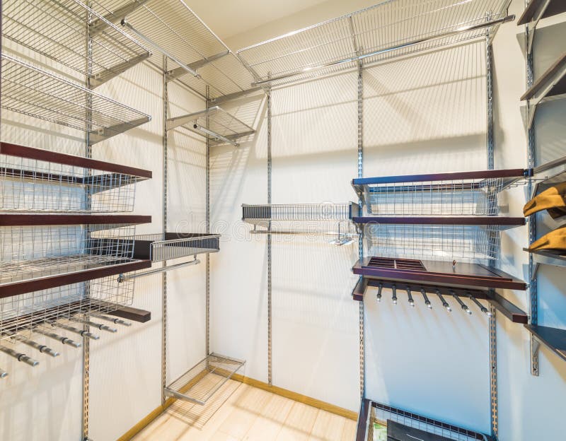 Interior of Modern Dressing Rooms Stock Photo - Image of closet, colors ...