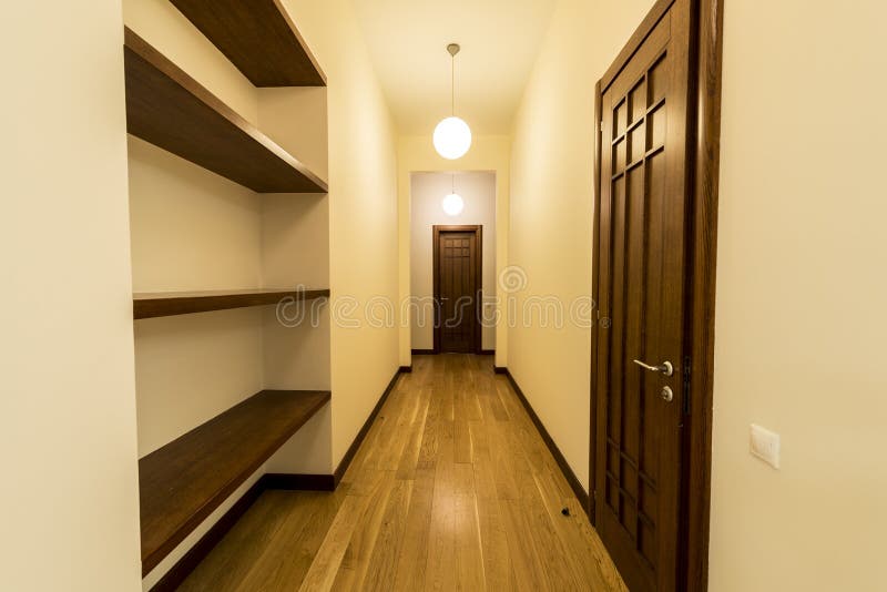 Interior of Modern Dressing Rooms Stock Photo - Image of dressed ...