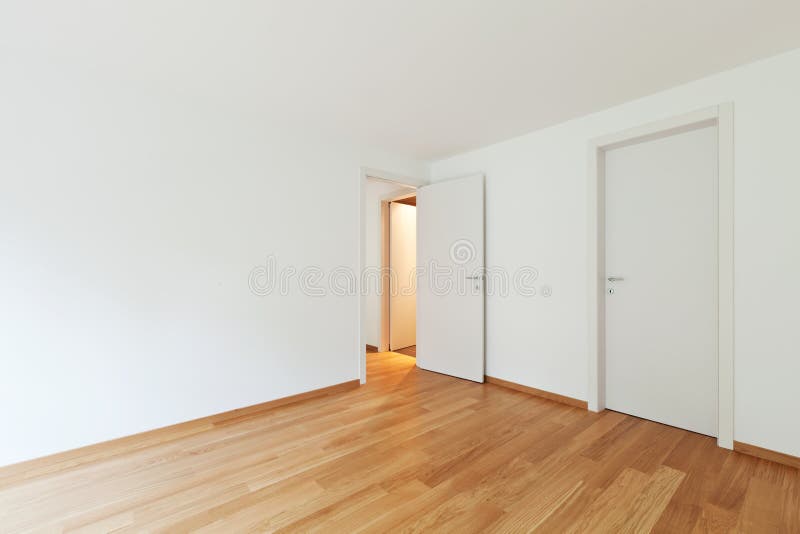Interior Modern Empty Flat, Apartment Stock Photo - Image of luxury ...