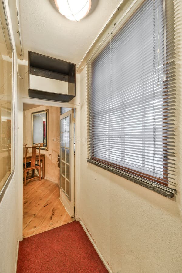 Long Corridor in Modern Apartment Stock Photo - Image of interior ...