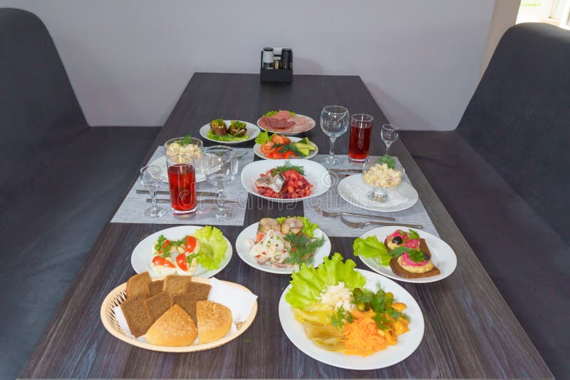 The Interior of a Modern Hall in a Cafe. Stock Photo - Image of ...