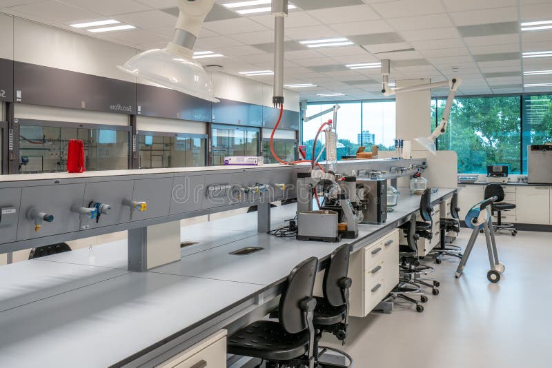 Interior of a Modern Laboratory Intended for Scientific Research and ...