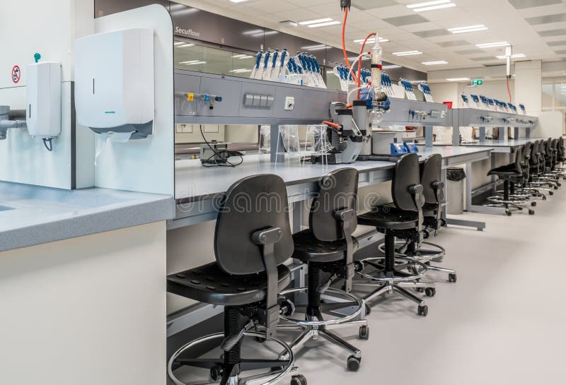 Interior of a Modern Laboratory Intended for Teaching Editorial Image ...