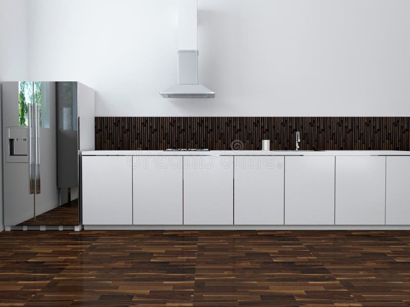 Kitchen top view stock illustration. Illustration of rendering - 81680929