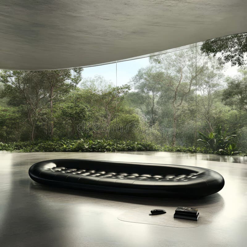The Interior of this Modern Luxury Home Features Curved Concrete Walls ...
