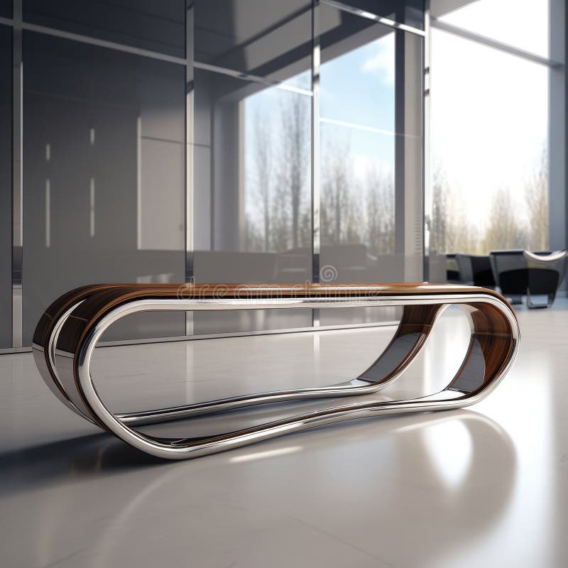 Interior of Modern Office Building Stock Illustration - Illustration of ...