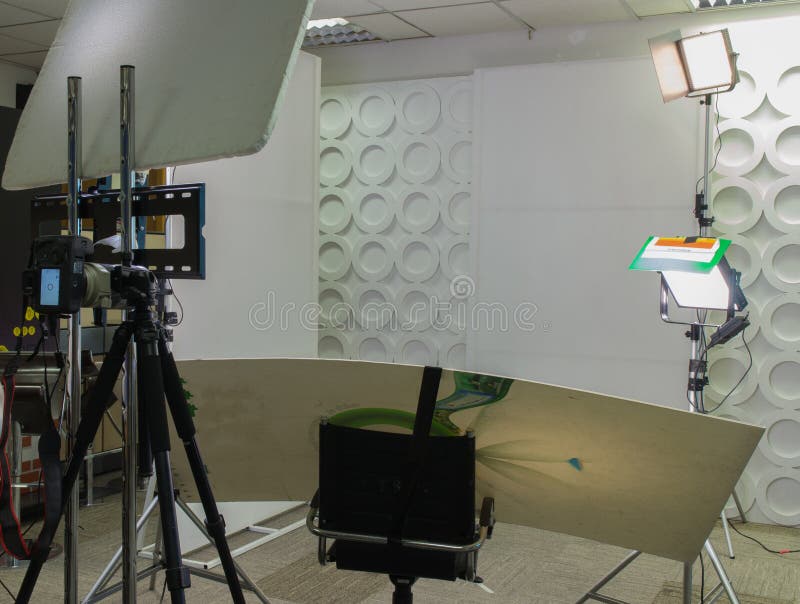 Interior Modern Photo Studio Stock Image - Image of place ...