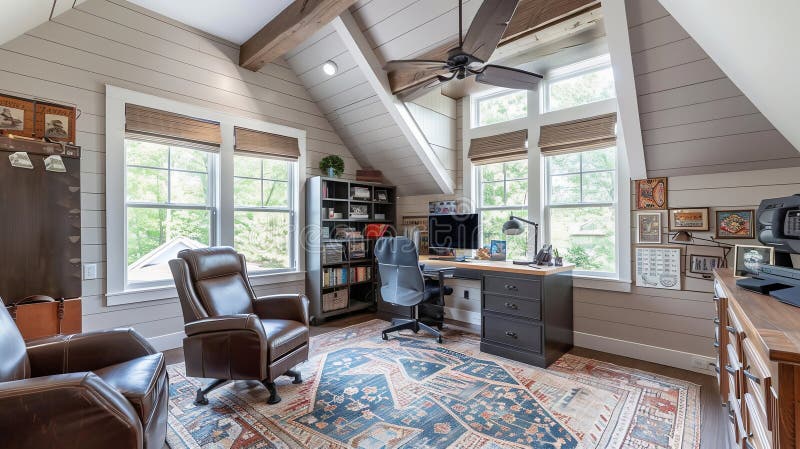 Interior of a Modern Professional Office Reception Area with Recessed ...