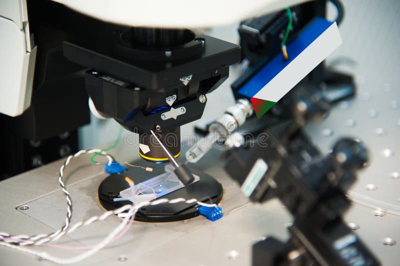 Interior of Modern Research Laboratory Stock Photo - Image of medical ...