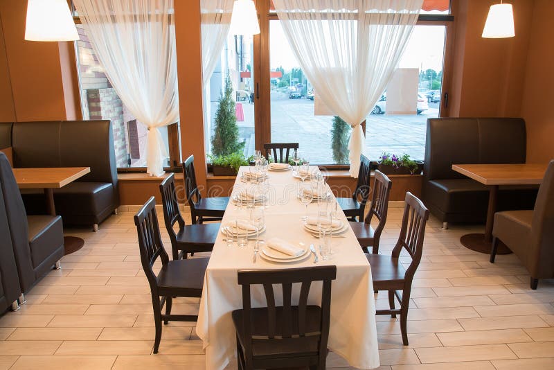 Interior of Modern Restaurant Stock Photo - Image of elegance, culture ...