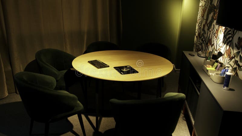 Interior of a Modern Restaurant. Stock Footage. Restaurant Interior ...