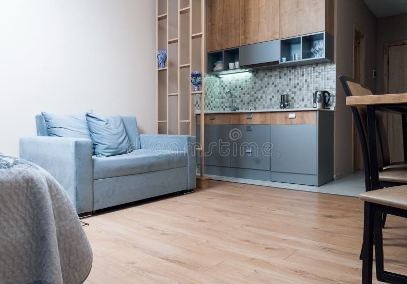 Interior of modern studio stock photo. Image of modern - 145130148