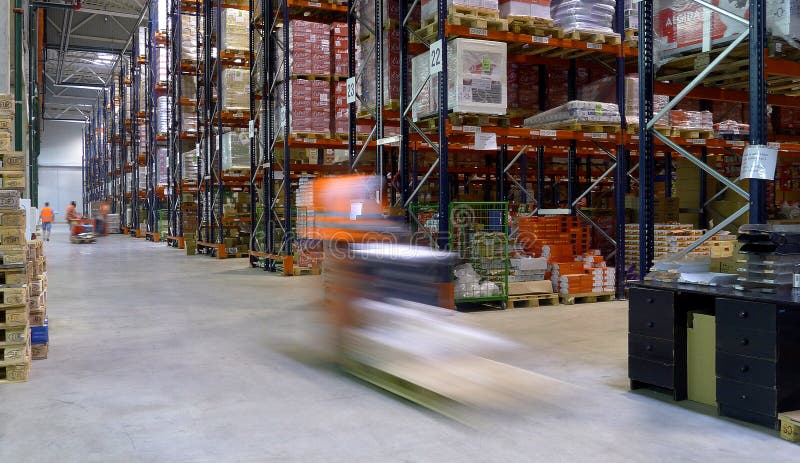Interior of a Modern Warehouse,Â Logistics Editorial Stock Image ...