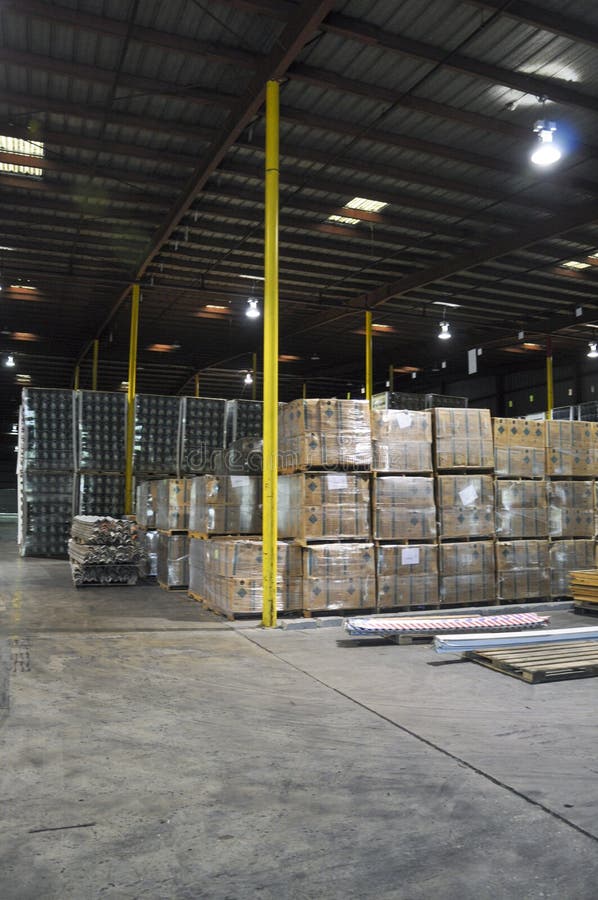 Interior of a Modern Warehouse. Editorial Photography - Image of large ...