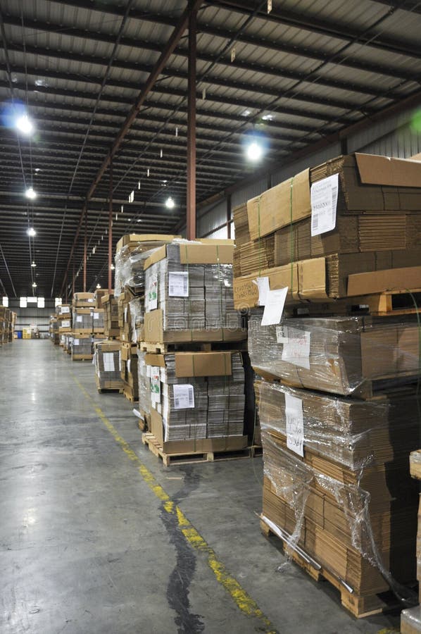 Interior of a Modern Warehouse. Editorial Stock Image - Image of ...