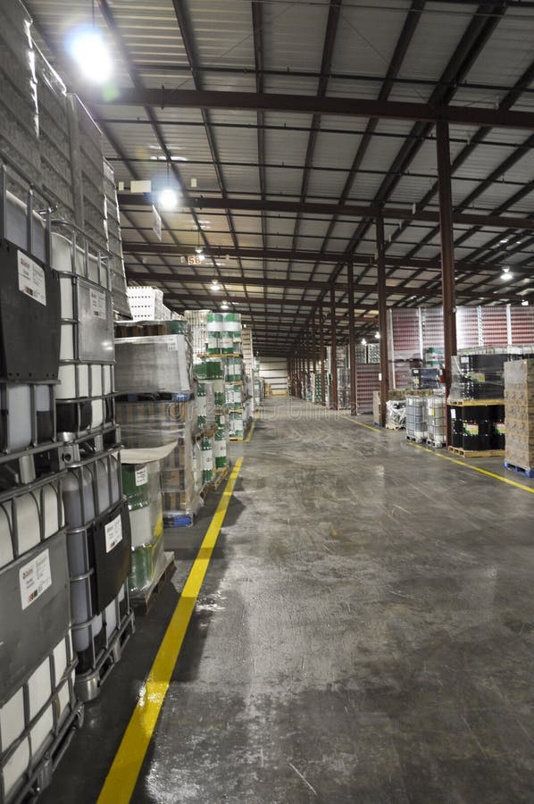 Interior of a Modern Warehouse. Editorial Stock Photo - Image of ...