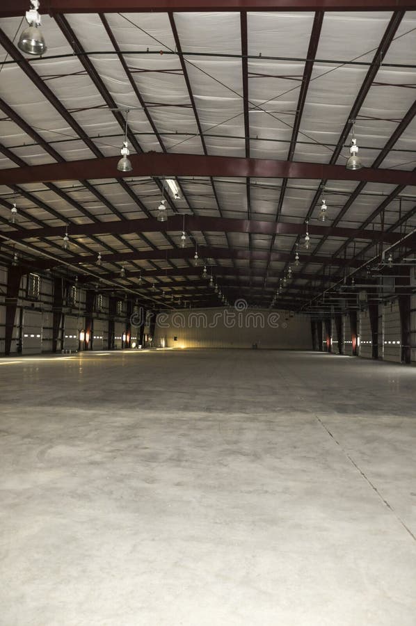 Interior of a Modern Warehouse. Stock Image - Image of rack, factory ...