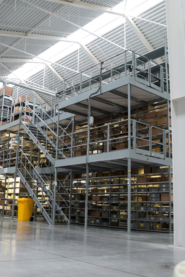 Interior Of A Modern Warehouse Stock Photo - Image of factory, plant ...