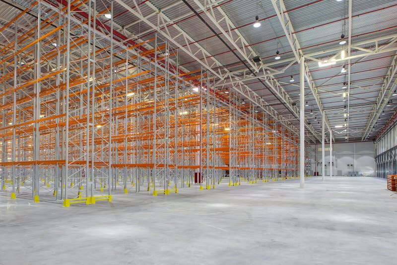 Modern warehouse interior stock image. Image of furniture - 69369941