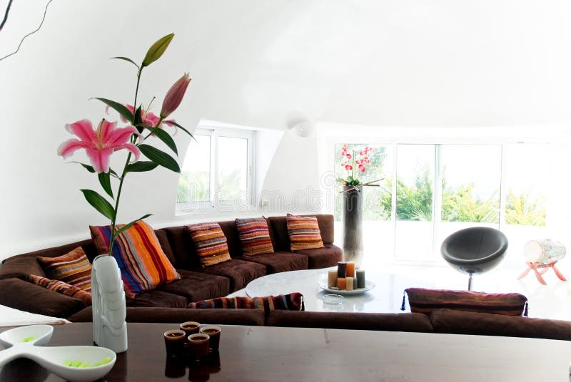 Interior moderno claro imagem de stock. Imagem de liso - 7167073