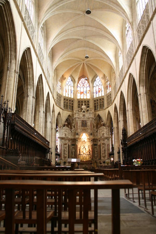 Interior of Monastery in Alcobaca, Portugal Editorial Stock Photo ...