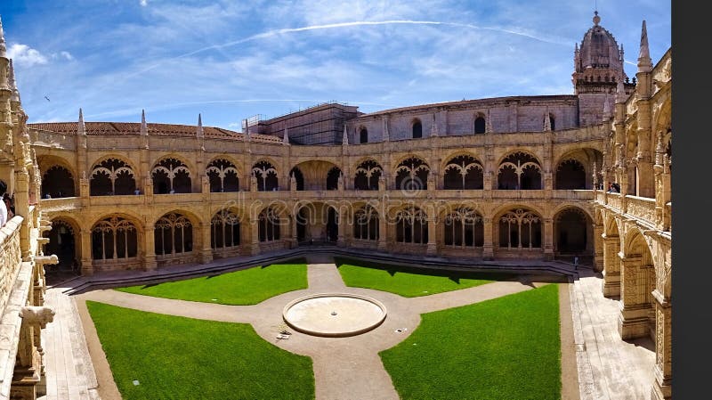 Interior of Monastery of Belem Editorial Image - Image of ceiling ...