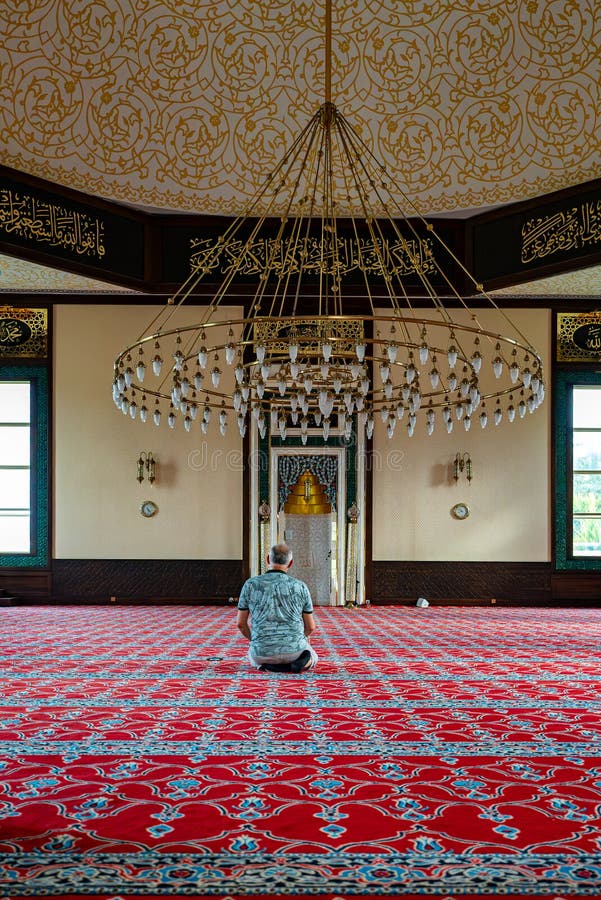 Interior of the Mosque . Editorial Usage Editorial Stock Photo - Image ...