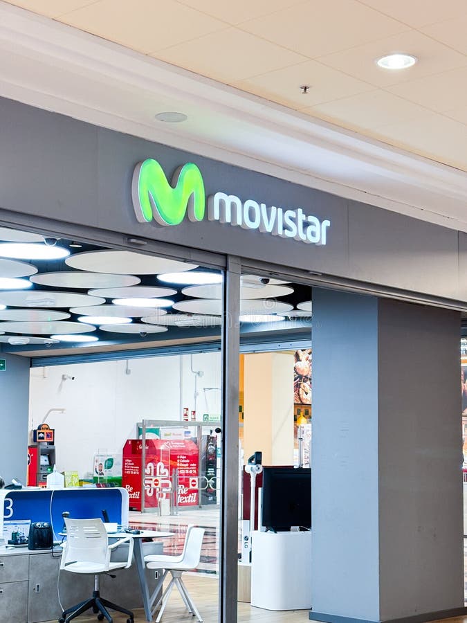 Movistar Store Interior Showcasing Modern Design, Technology Products ...