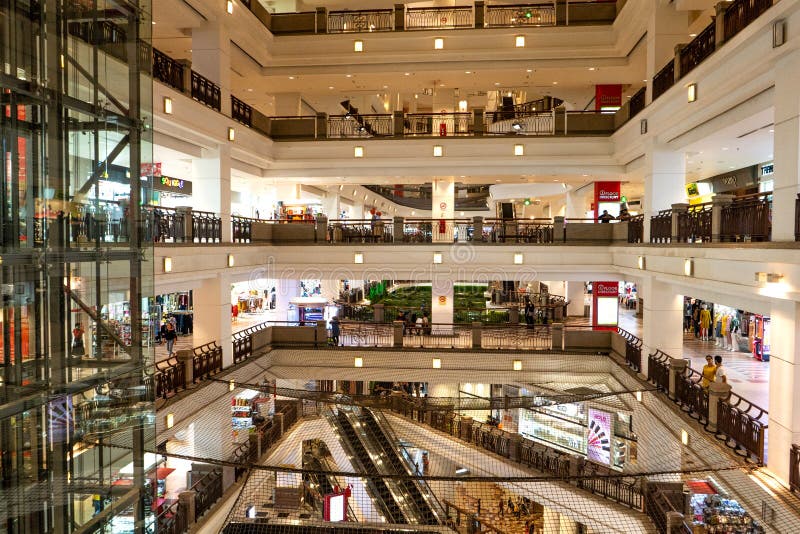 Interior of a Multi-storey Mega Mall Editorial Image - Image of ...