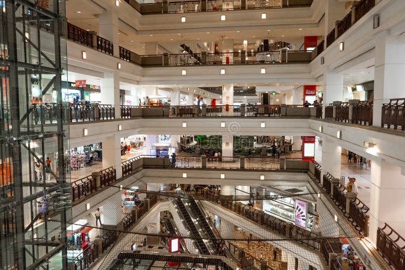 Interior of a Multi-storey Mega Mall Editorial Stock Photo - Image of ...