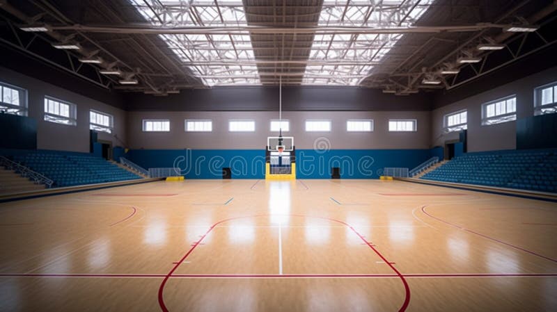 Interior_of_a_multipurpose_sport_hall_1695521845468_1 Stock ...