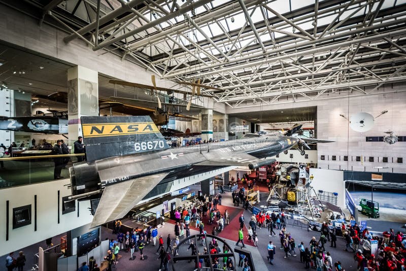 The Interior of the National Air & Space Museum in Washington, D ...