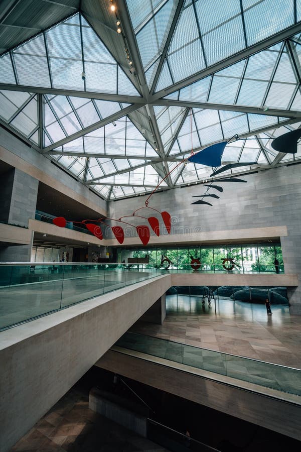 The Interior of the National Gallery of Art East Building, in ...