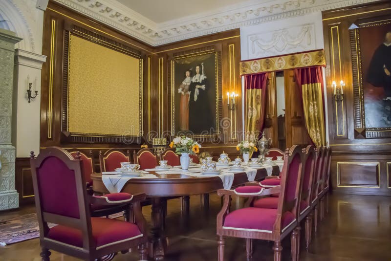 The Interior of the Nesvizh Castle Building of the 16th and 18th ...