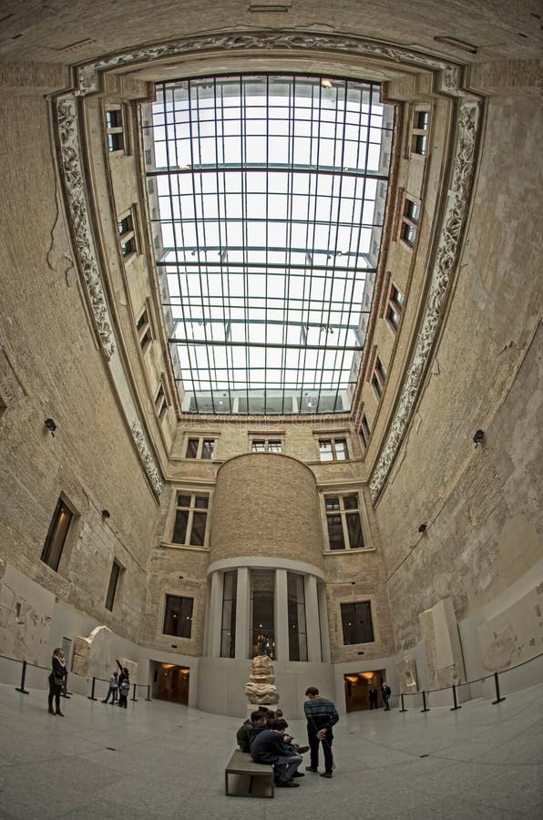 Interior of Neues Museum in Berlin Editorial Photography - Image of ...