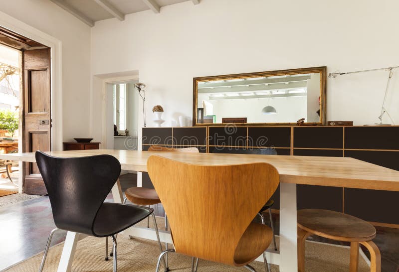 Interior of a nice loft stock image. Image of rustic - 39658921