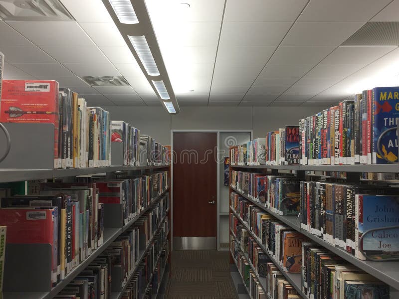 Interior of a Nice Public Library Editorial Photo - Image of study ...
