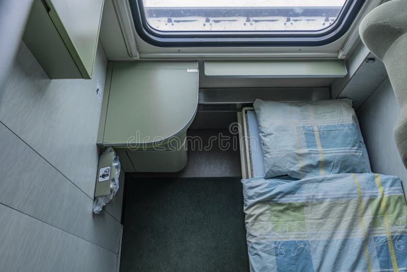 Interior of Night Train from Prague To Slovakia Stock Photo - Image of ...