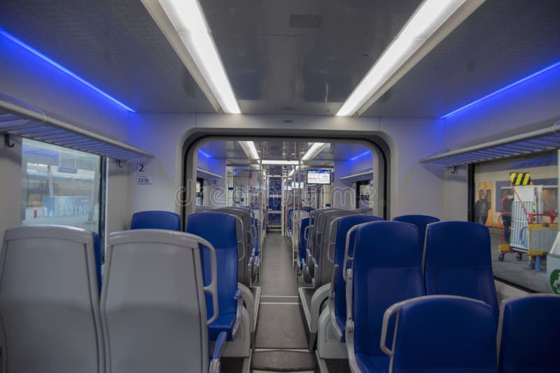 Interior of a NS Train at Utrecht the Netherlands 7-10-2020 Editorial ...