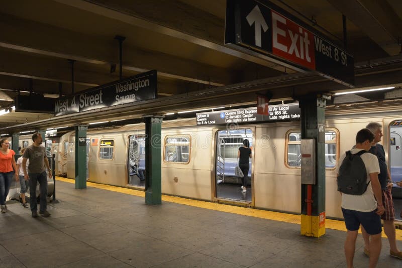 Interior Of NYC Subway Station Editorial Stock Photo - Image of ...